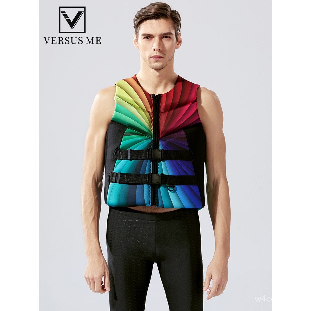VERSUSME Jaket Penyelamat Jet Ski Jaket Anti-Perlanggaran Bot Keapungan ...