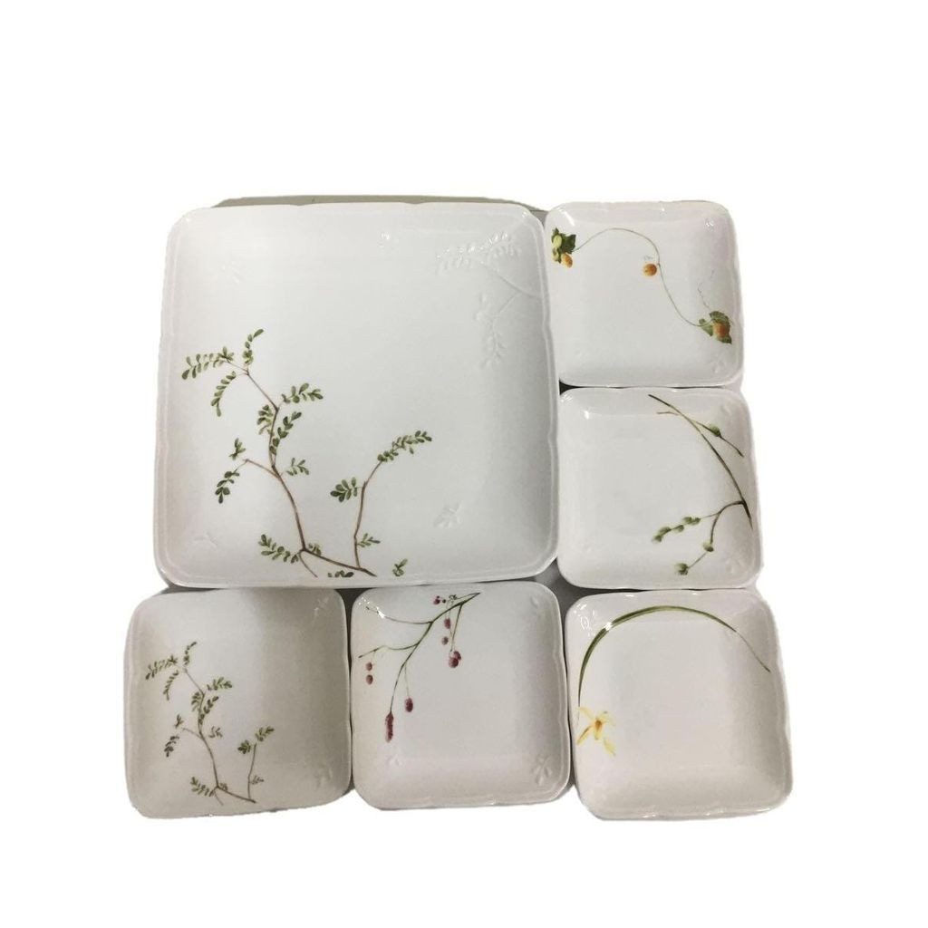 Narumi Pottery 6 Piece Plate Set WHT Western Tableware | Shopee Malaysia