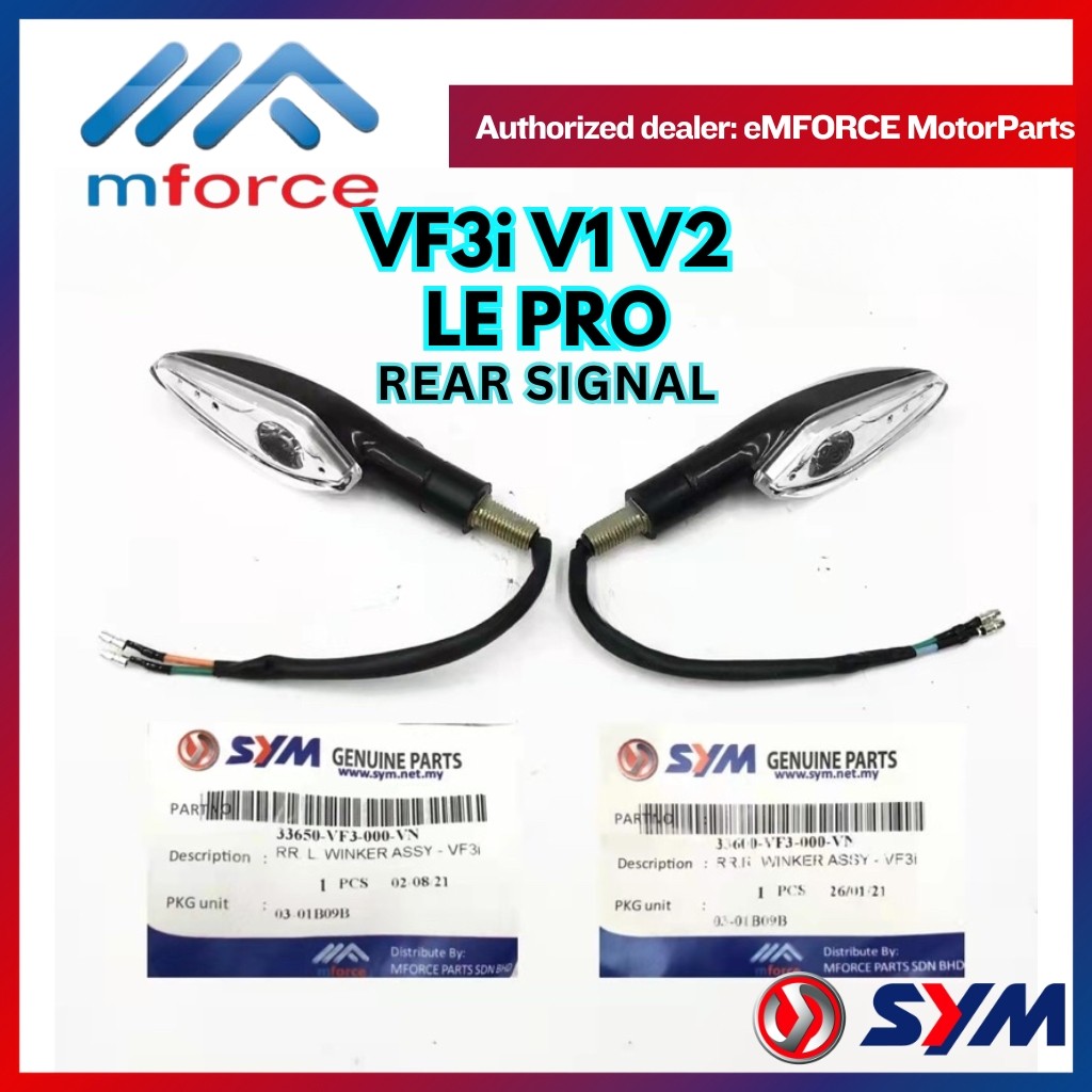 SYM VF3 VF3i V1 V2 LE PRO [REAR] SIGNAL RIGHT LEFT KIRI KANAN WINKER ...