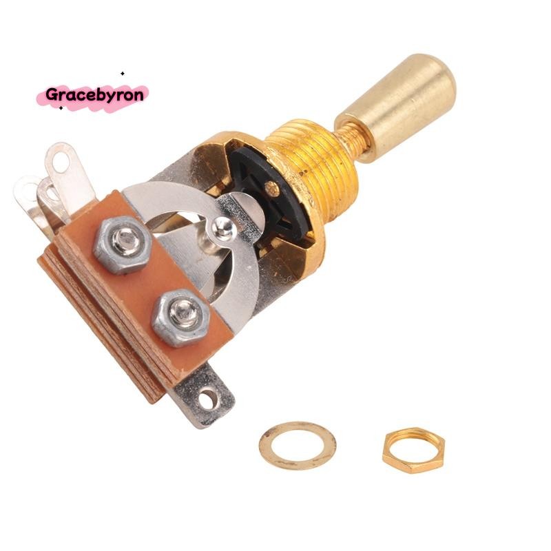 Gold Electric Guitar 3 Way Toggle Switch Pickup Selector Switch with ...