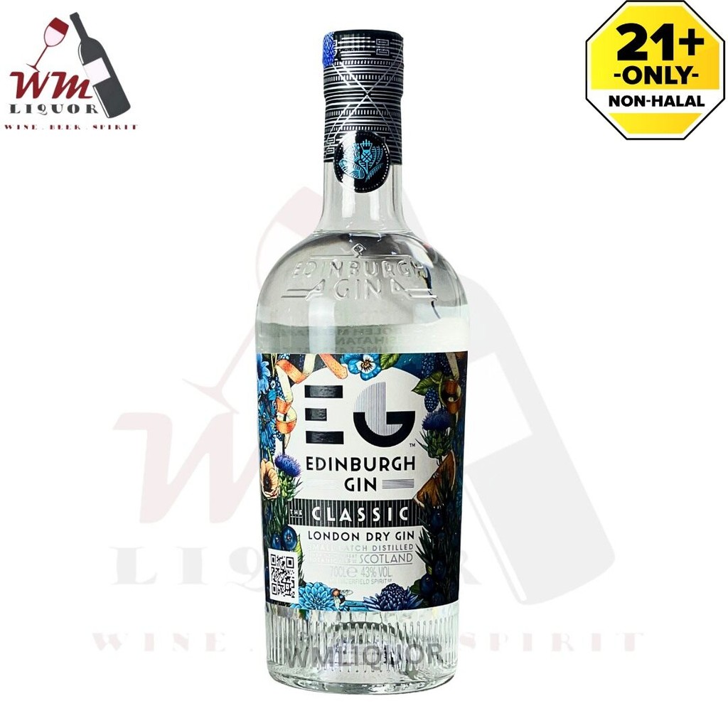 Edinburgh Gin Classic London Dry Gin 43% 700ml | Shopee Malaysia