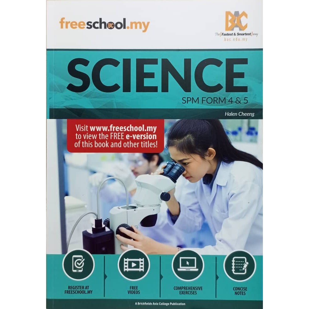 BUKU RUJUKAN SPM SCIENCE FORM 4 & 5 (FREESCHOOL.MY) | Shopee Malaysia