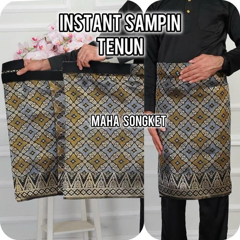 INSTANT Sampin Tenun Asli Samping Instant Dewasa | Sampin Raya 2025 ...