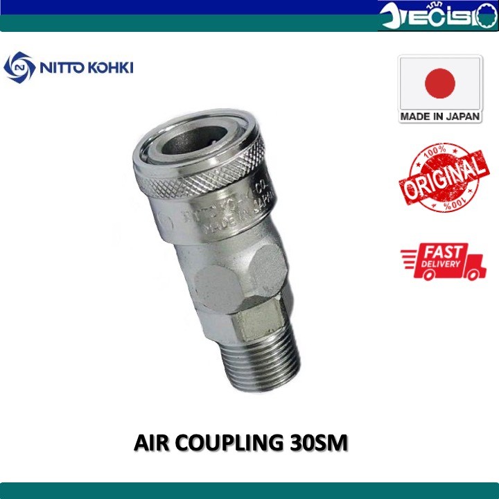 NITTO KOHKI HI CUPLA AIR COUPLING 30SM (100% ORIGINAL) | Shopee Malaysia