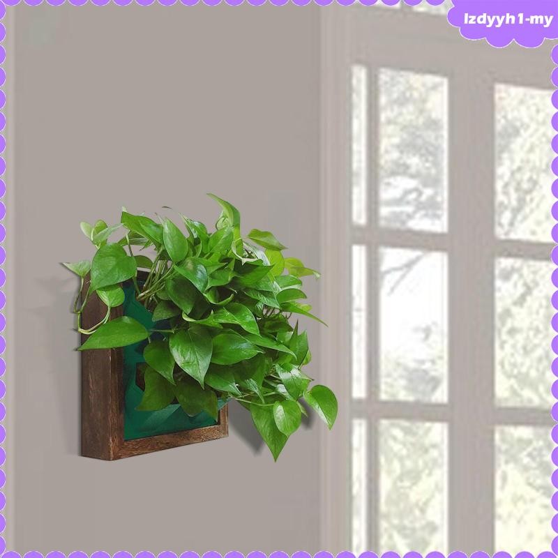 [JoyDIY] Vertical Wall Planter Plant Flower Container Modern Wooden ...