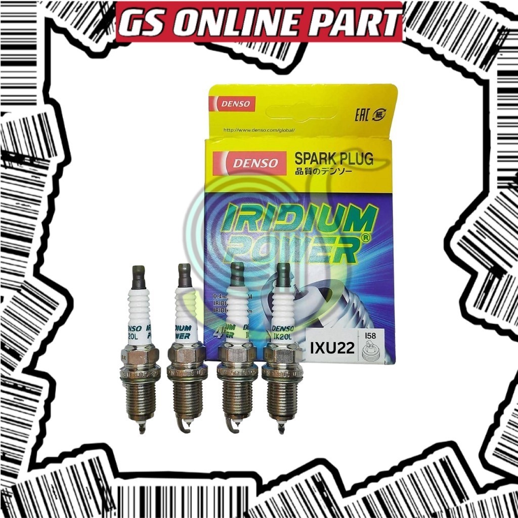 ORIGINAL DENSO IRIDIUM SPARK PLUG PERODUA MYVI 1.3 1.5 2007-2017 ...
