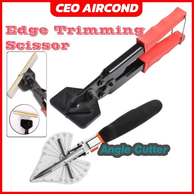 CEOapt U Type Edge Trimming Scissor 45 Degrees 90 Degrees PVC PE ...