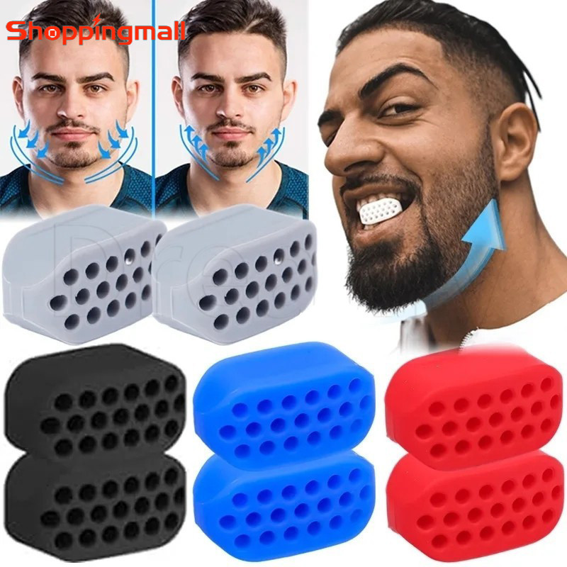 Food-grade Silica Gel Jawline Exercise Ball- Muscle Trainin Fitness ...