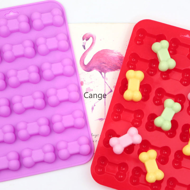 Dog bone silicone mold, silicone cake mold, dog bone biscuit mold ...
