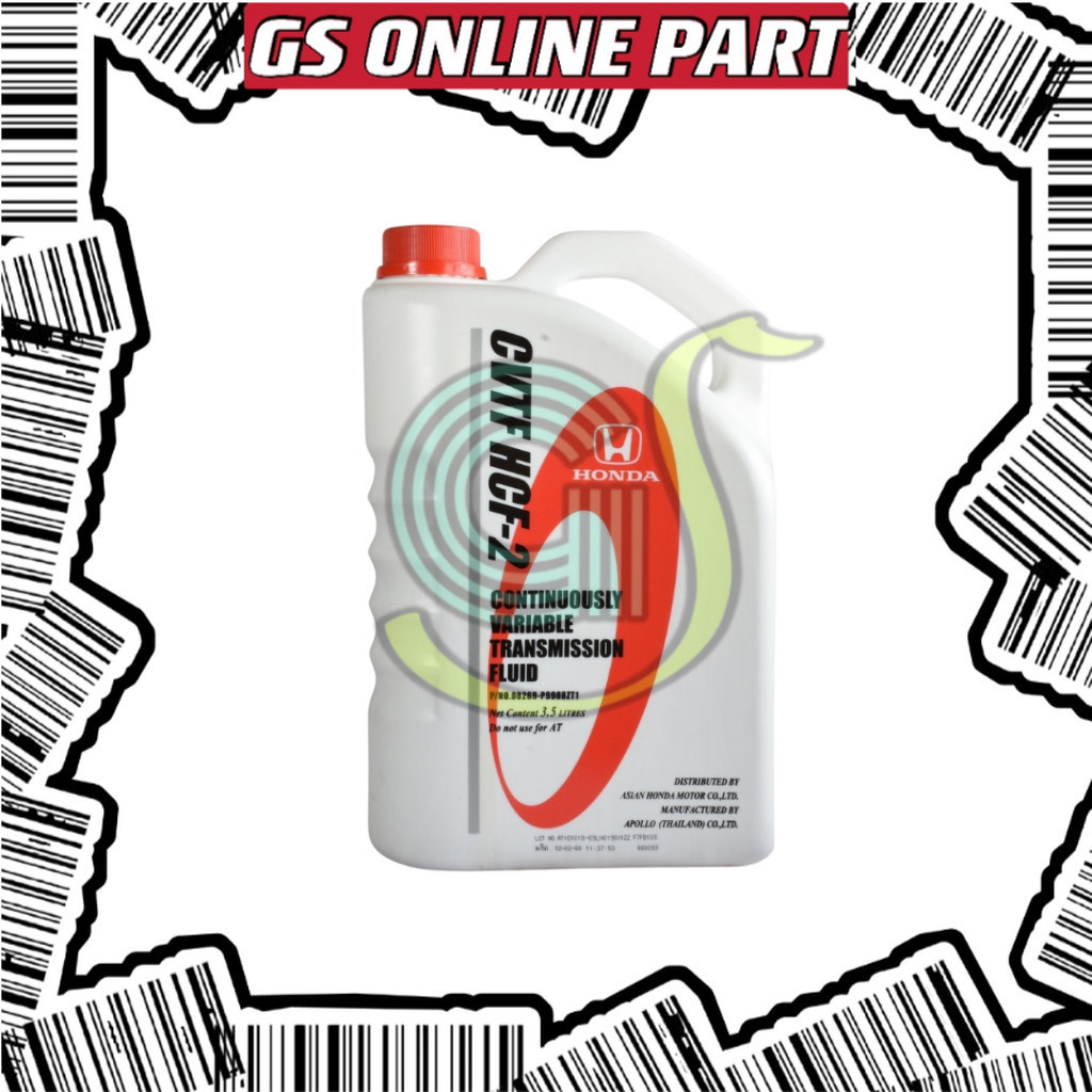 ORIGINAL HONDA HCF-2 (3.5L) CVT ATF GEAR OIL CITY T9A GM6 JAZZ GK T5A HRV T7A BRV TSA CRV TME 18 ...