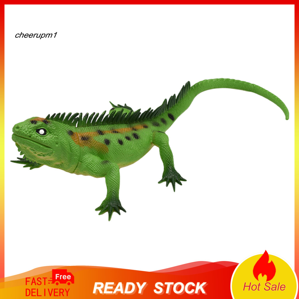 CHEER Lizard Model Toy Built-in Whistle Simulated Animal Tricky Vent ...