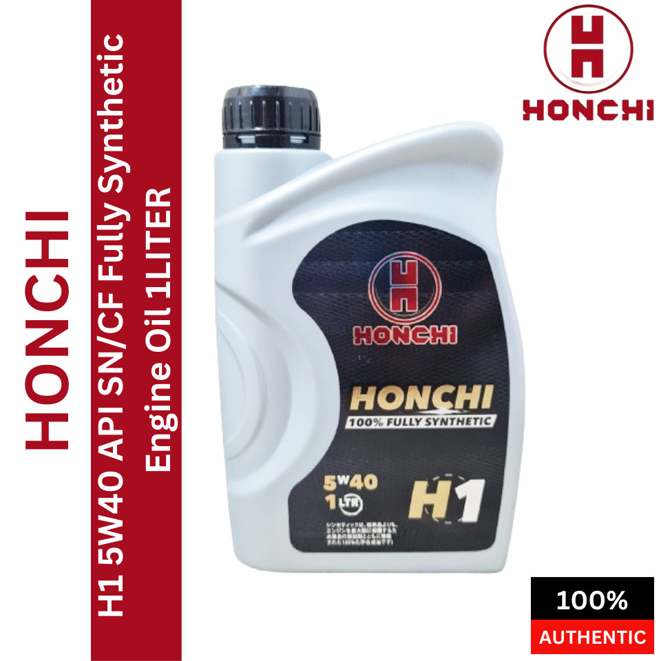 HONCHI H1 5W40 API SN/CF Fully Synthetic Engine Oil 1LITER | Shopee ...