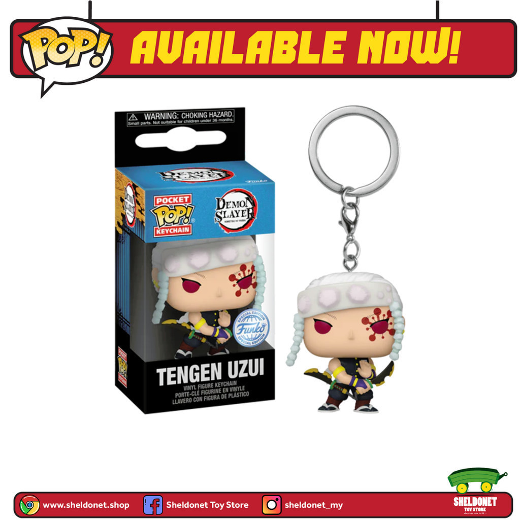 Funko Pocket Pop! Keychain: Demon Slayer - Tengen Uzui [Exclusive ...