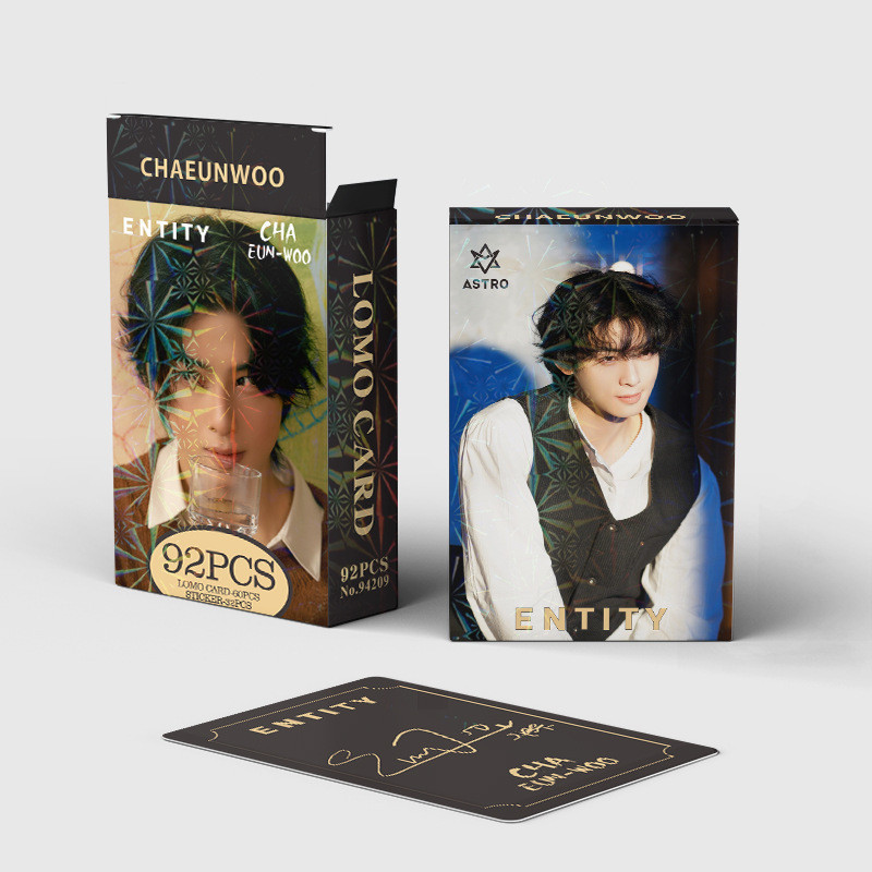 92pcs/box Cha Eun Woo Stickers Photocards Lomo Cards Kpop Postcards ...