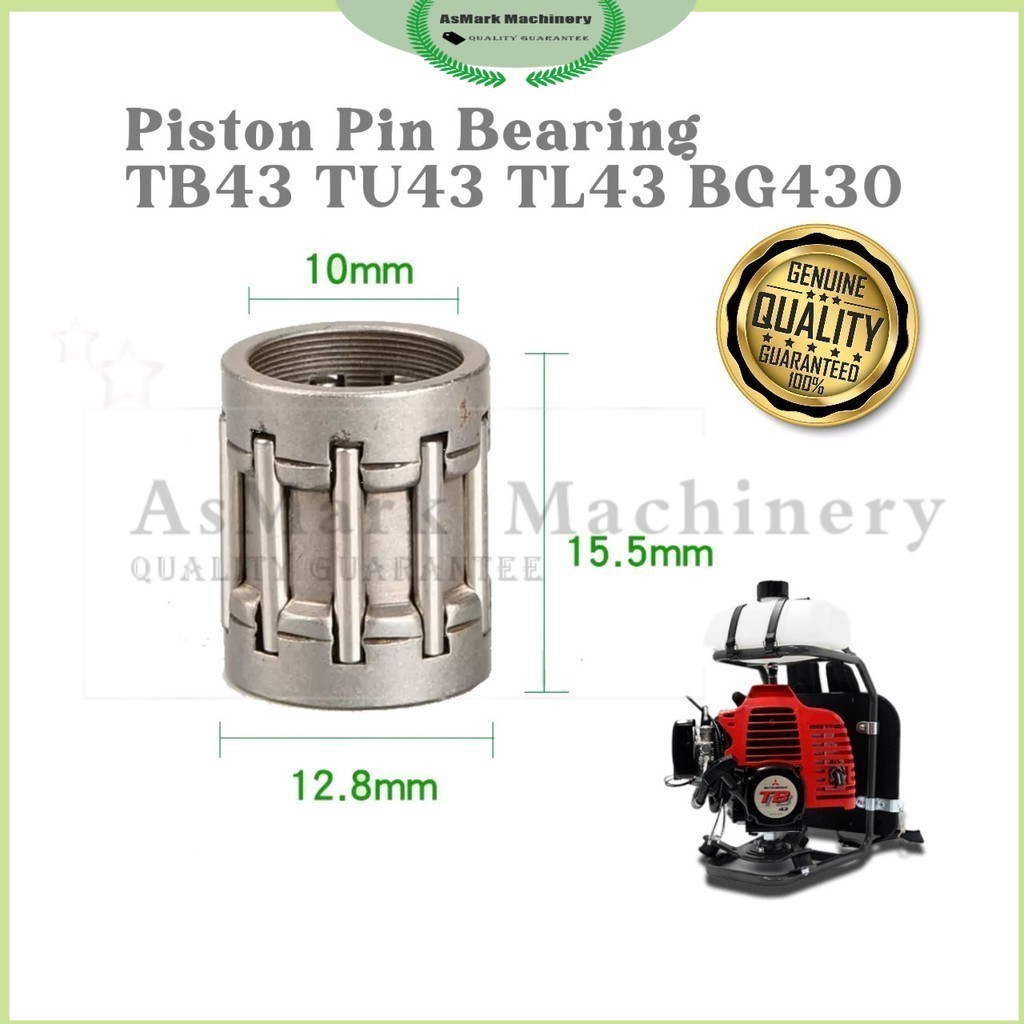 Piston Pin Bearing Mesin Rumput 43CC Mitsubishi TL43 TB43 TU43 Ogawa BG430 Brush Cutter Spare ...