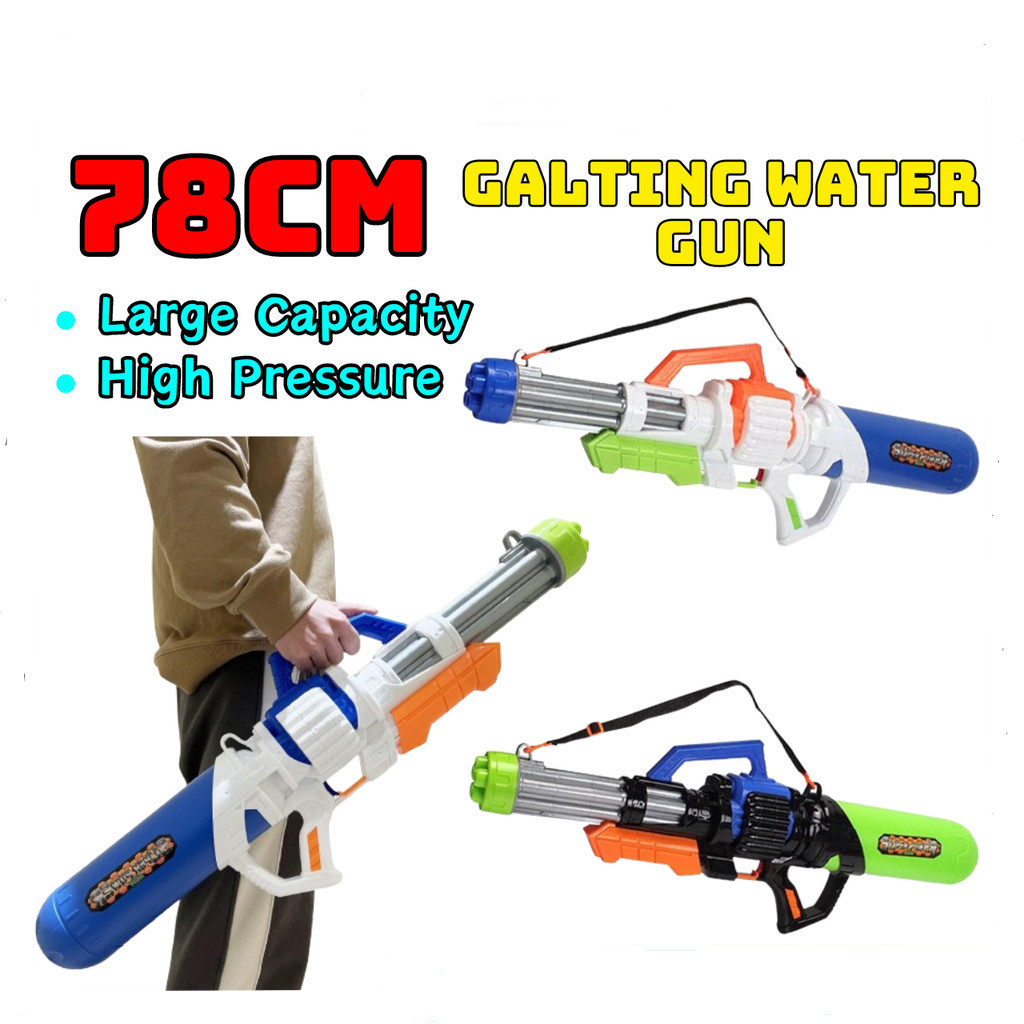 Ready Stock !!! 78Cm High Pressure Long Range Galting Water Gun Kids ...