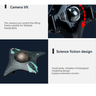 6Ch Rc Boat Submarine with Camera Underwater Remote Control Wifi Fpv ...