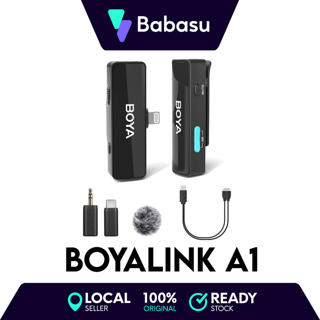 BOYA BOYALINK A1 All-in-one Design Wireless Microphone System | Shopee ...