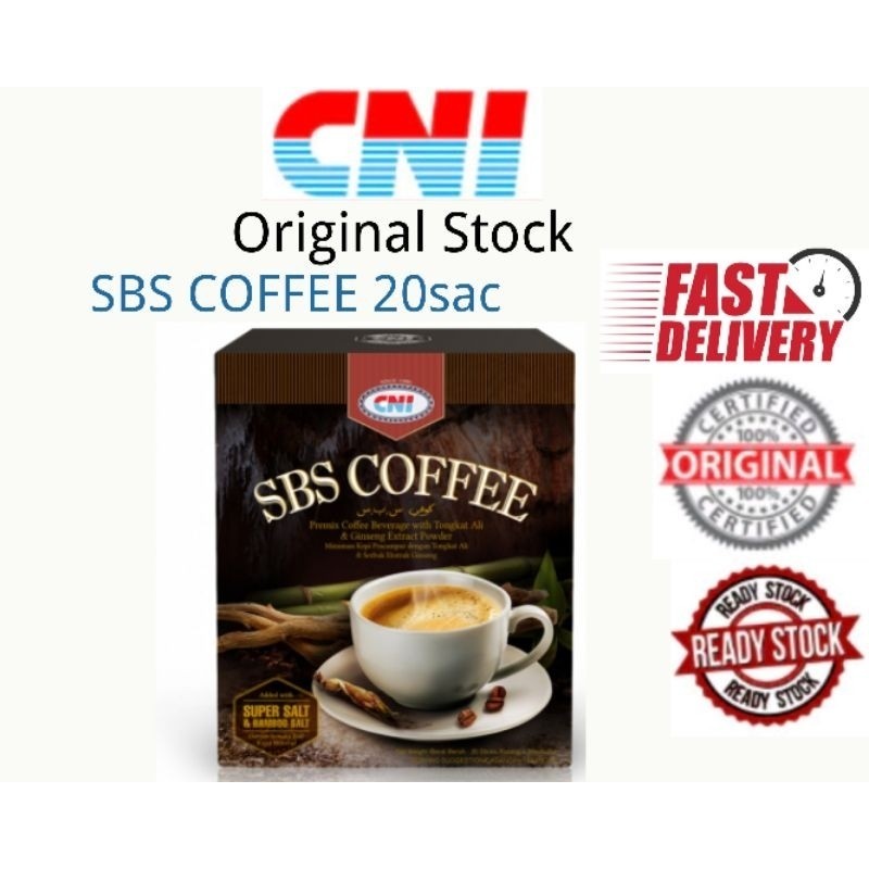 CNI SBS Coffee 20sac X 15g (Super Banboo Salt)- Lowest Sodium& Richest ...
