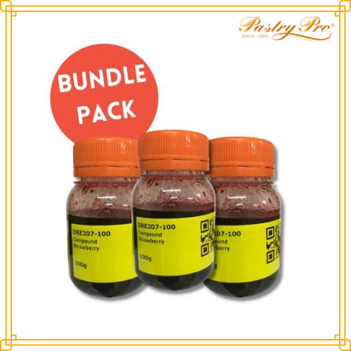 (Bundle Pack) Dreidoppel, Compound Strawberry Paste - (100gm x 3btl ...