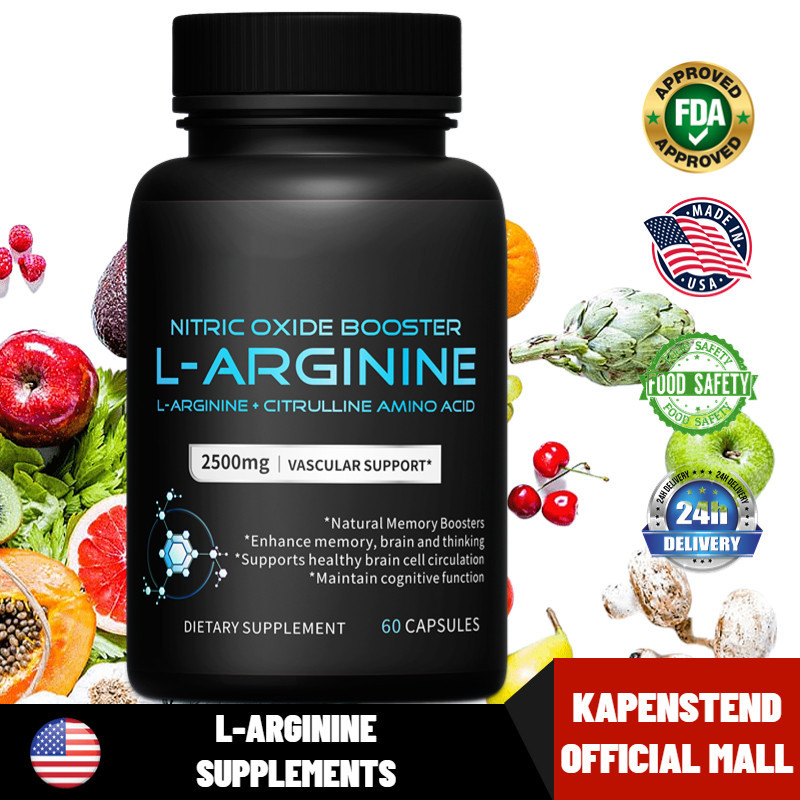 L-Arginine, Endurance, Heart & Vascular Support, Blood Pressure ...
