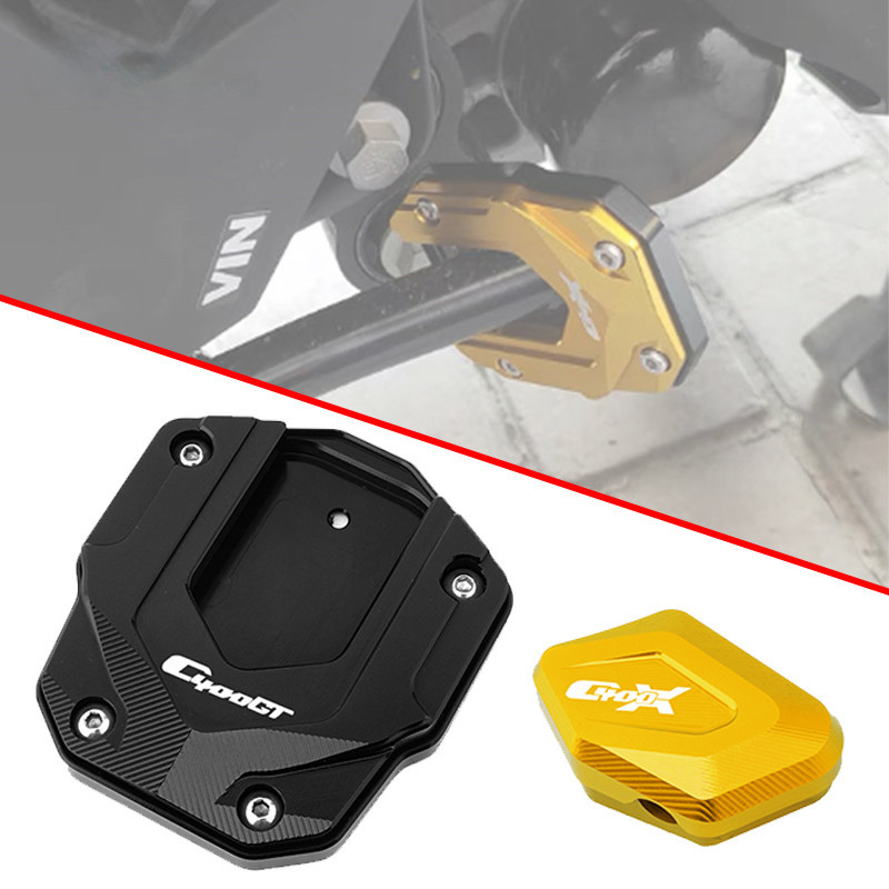 Side Stand Shoes Flat Foot CNC Modified Extension Kickstand Pad For BMW ...