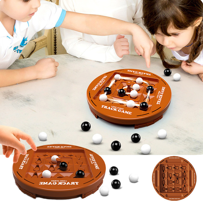 Track Logic Chess Pair Battle Black and White Go Children's Thinking ...