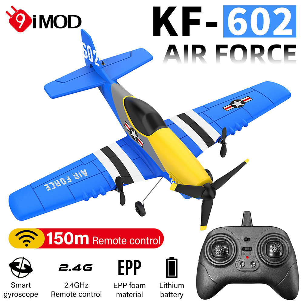 9IMOD KF602 RC Glider Plane 2.4G 3CH EPP Foam Remote Control Drone ...