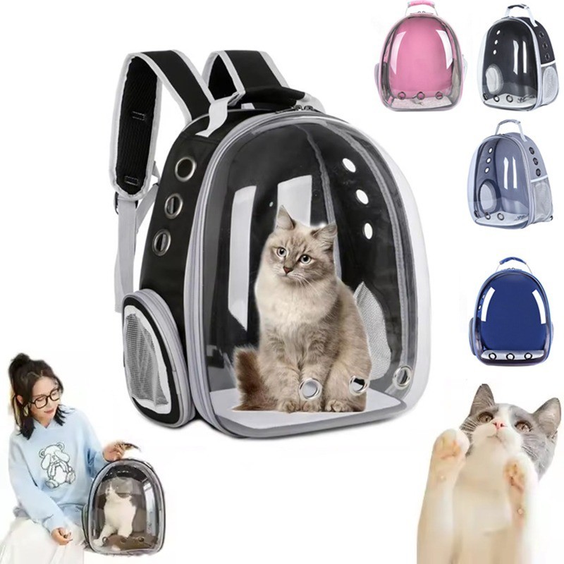 Cat Carrier Bags Breathable Pet Carriers Small Dog Cat Backpack Travel ...