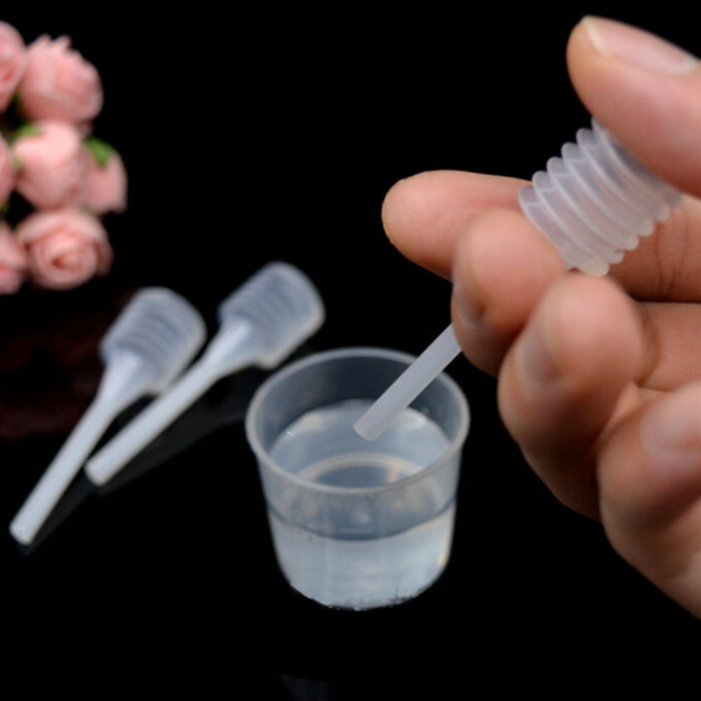 10pcs/0.5ML Transparent Pipette Disposable Laboratory Plastic Dropper ...