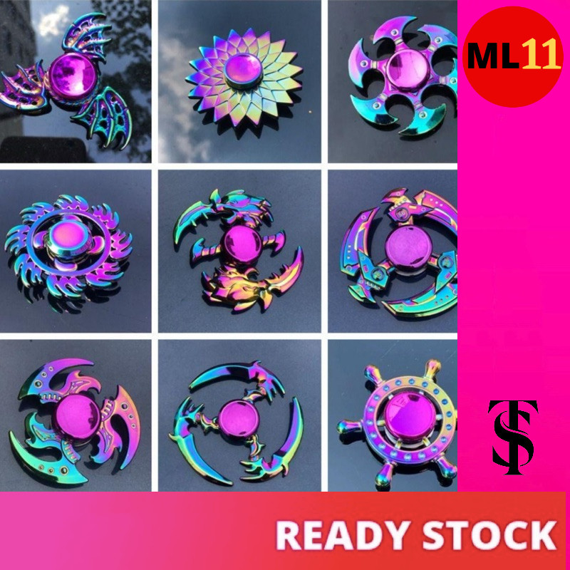 Finger Spinner Office Anxiety Relief Stress Fidget Gyro Flower / Tower ...