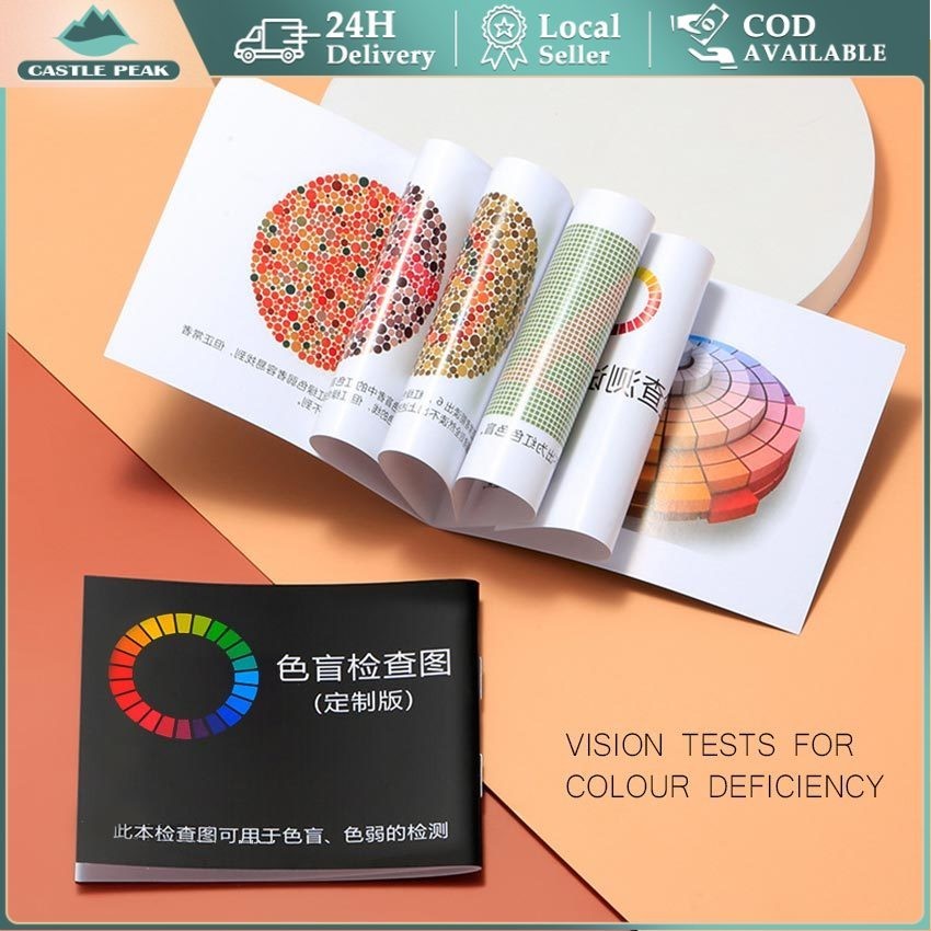 36 plates Ishihara Book / Color Blindness Test Book / Color Blindness ...