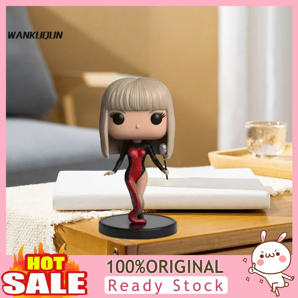 [Ready stock] Big Head Girls Model Resin Singer Decoration Adorable ...