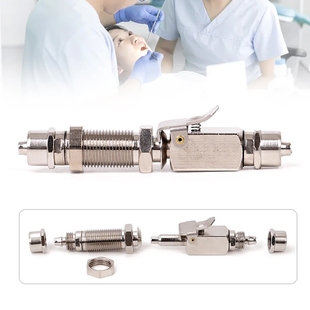 Stainless Steel Dental Air Water Quick Connector for Dental Ultrasonic ...