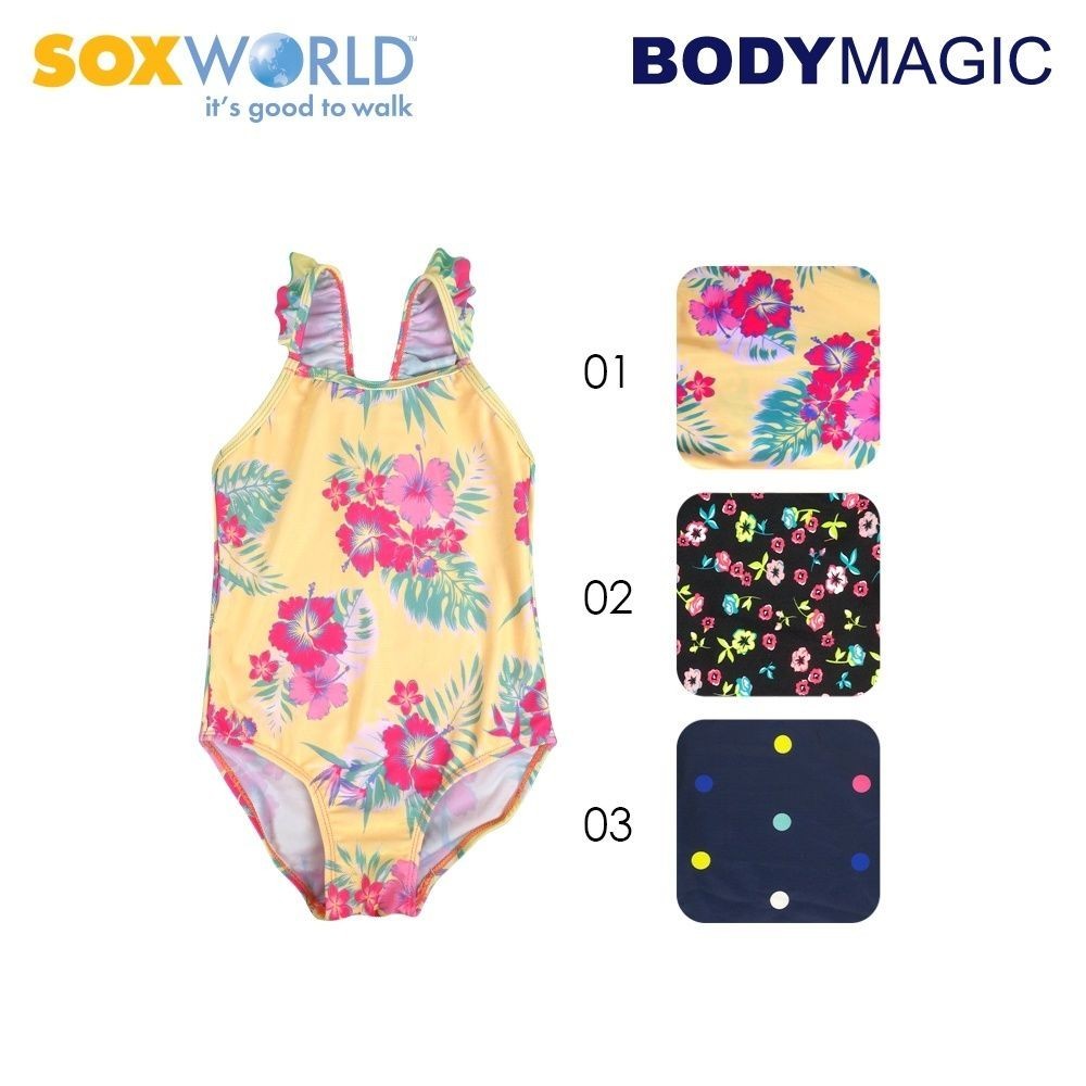1 Set Body Magic Kids Swimwear Swimming Custom Girls 61-SW0013 A Type A ...