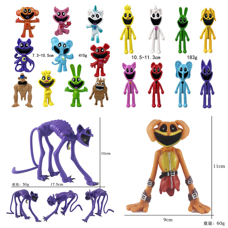 Poppy Playtime Figure Smiling Critters CATNAP Decoration Model Toys ...