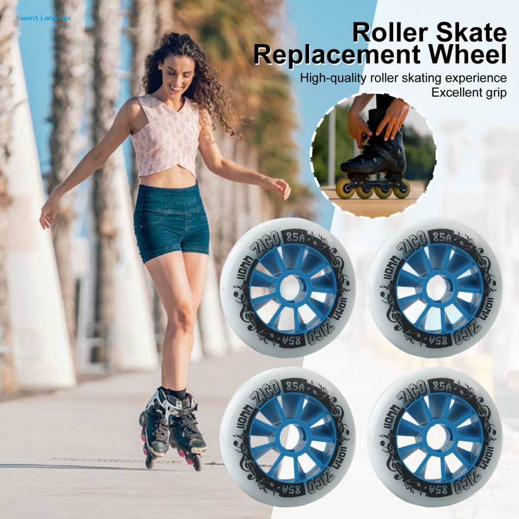 wentians Indoor Roller Skates Outdoor Roller Skates 4 Pack Inline Skate ...