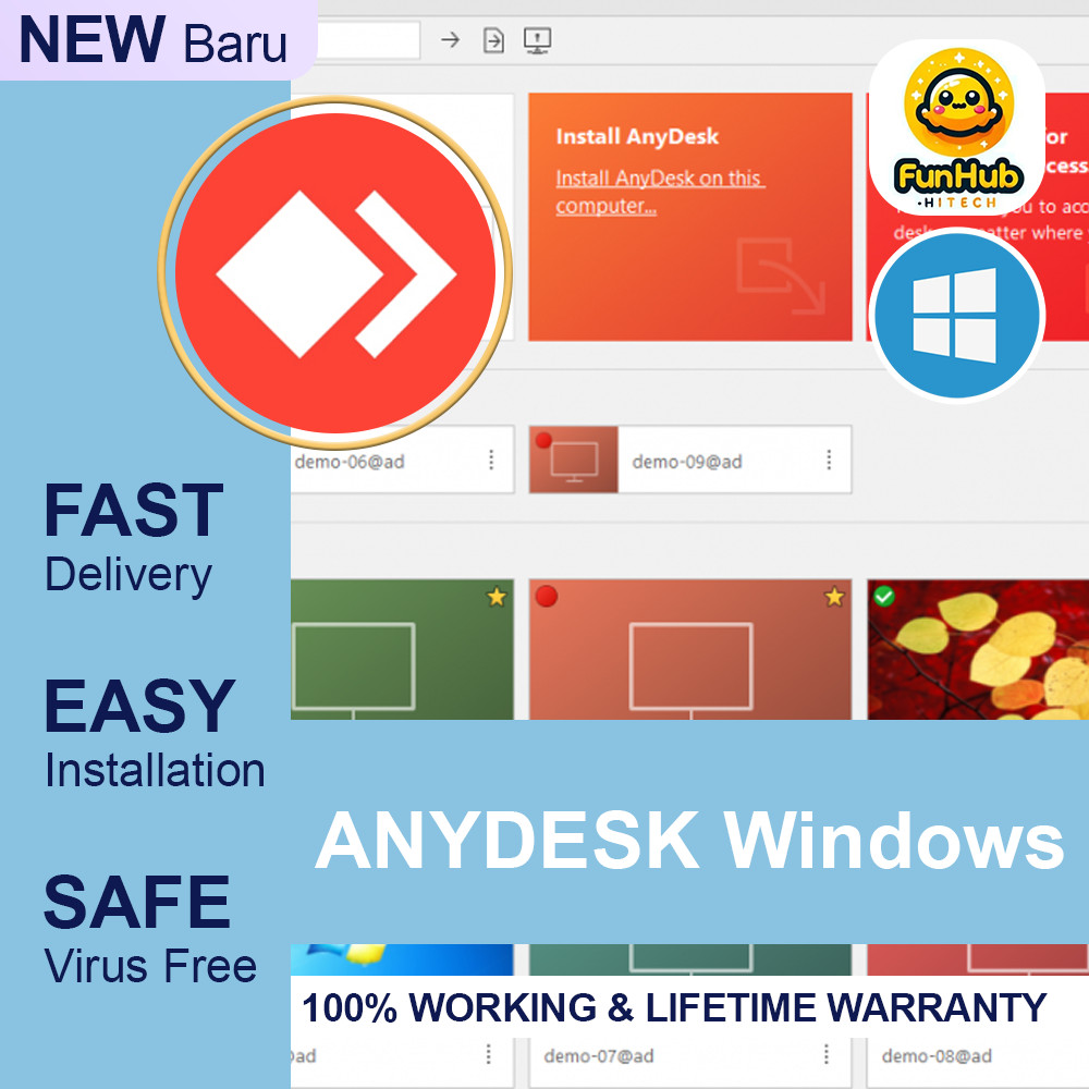 ANYDESK Windows ⭐ Full Version ⭐ Windows PC Software | Lifetime Premium | Shopee Malaysia