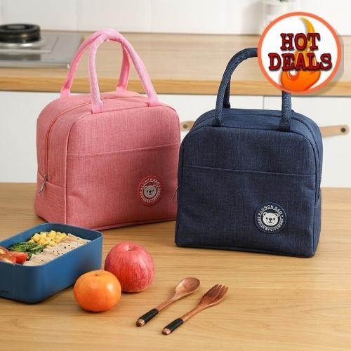 [Beg Bekal Makan Tengahari] Beserta Penebat Wap Mudah Dibawa Ke Sekolah Atau Pejabat | Shopee ...