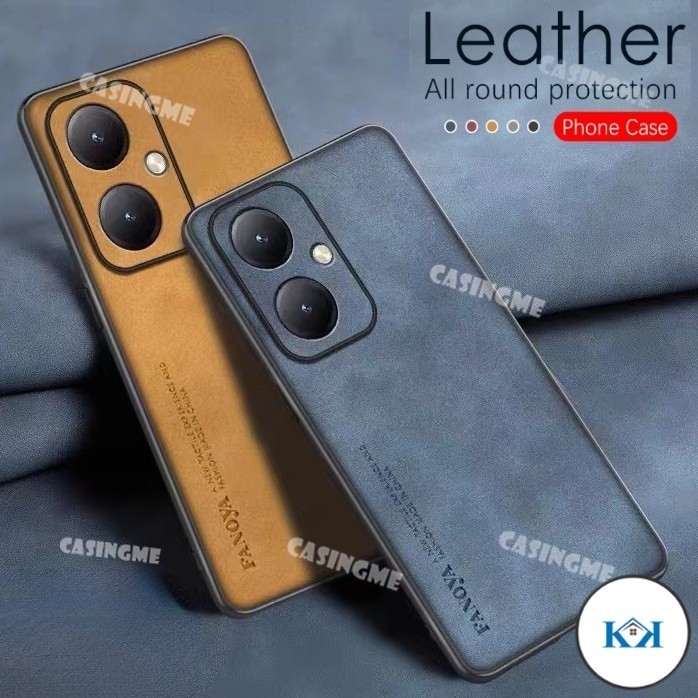 KK Redmi 13C 5G 2024 Leather Texture Phone Case Sheepskin Leather Phone ...