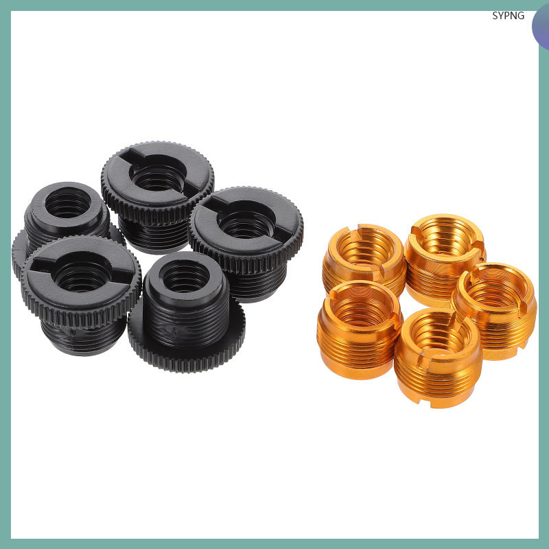 Mic Screw Adapter Thread Microphone Clip Nut 3/8 to 5/8 Helmet Female ...