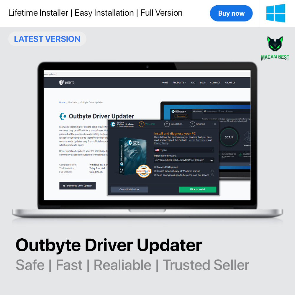 Outbyte Driver Updater 2024 🔹 Lifetime Warranty 🔹 Windows PC | Shopee Malaysia