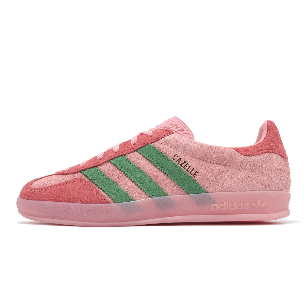 adidas Casual Shoes Gazelle Indoor W Women's Berry Red Green German ...