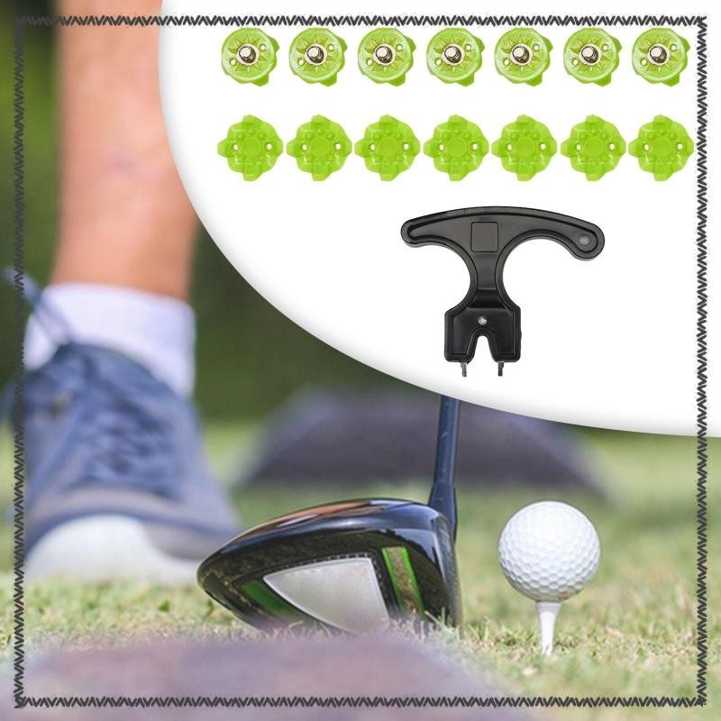 [MCA] 14Pcs Golf Shoe Spikes Men Women Portable Metal Thread Screw in ...
