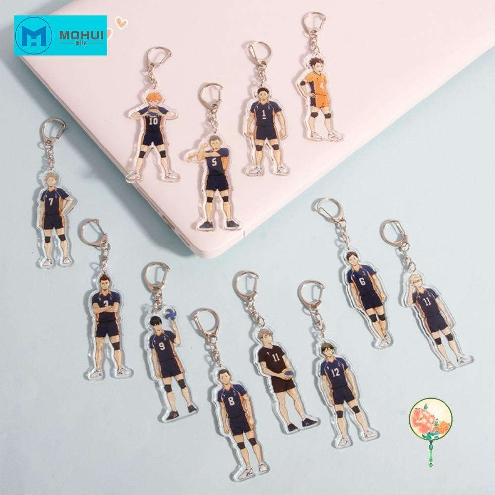 MW Key Ring, Anime Haikyuu Hinata Kageyama Key Chain, High Quality ...