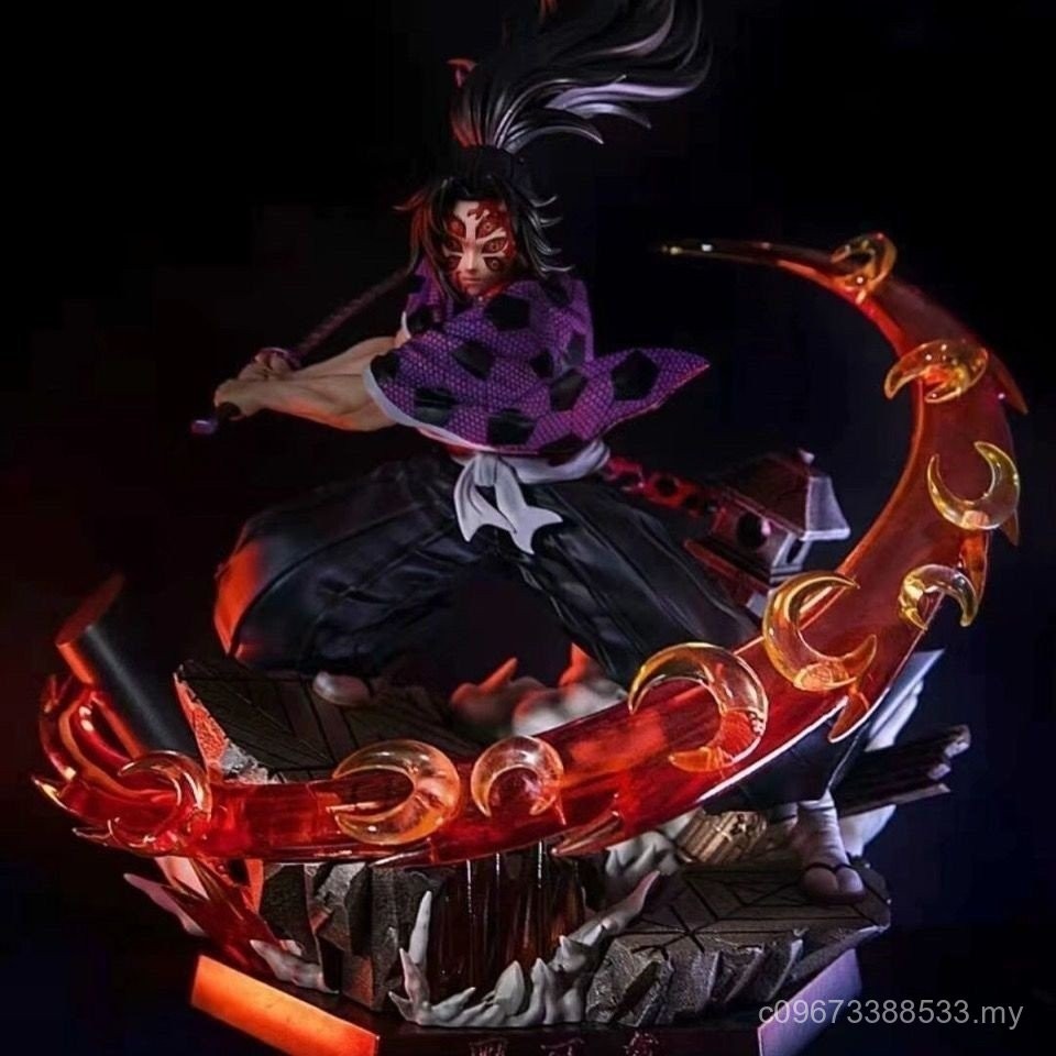 Ready Stock Demon Slayer's Blade GK Winding Shot Black Death Mou Figure ...