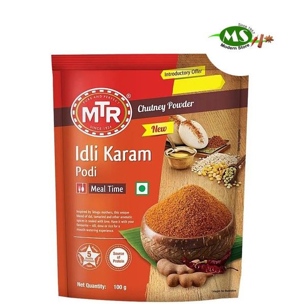 MTR Idli Karam Podi Chutney Powder 100g | Shopee Malaysia
