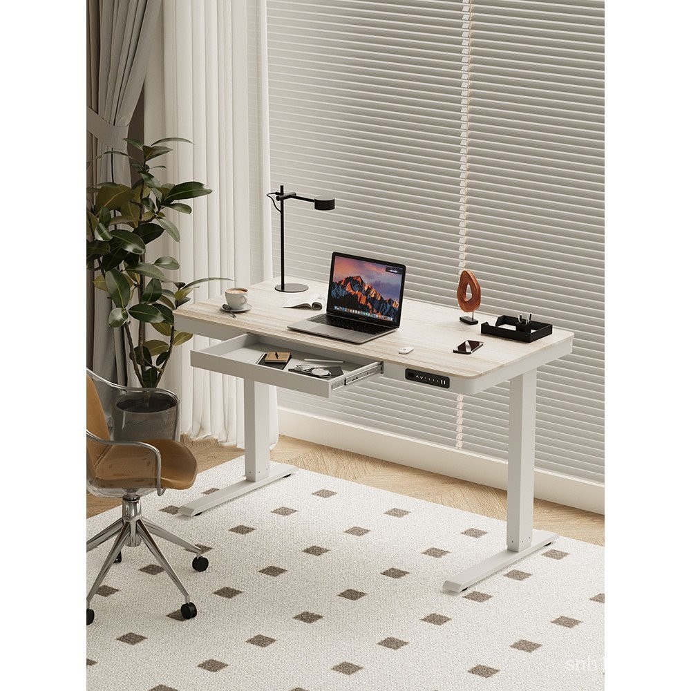 Classy Electric Lifting Desk Smart Workbench Desk with Drawer Simple ...