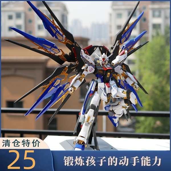 mg gundam hg gundam Lego Mecha Figure Dare To Assemble Model Strike ...
