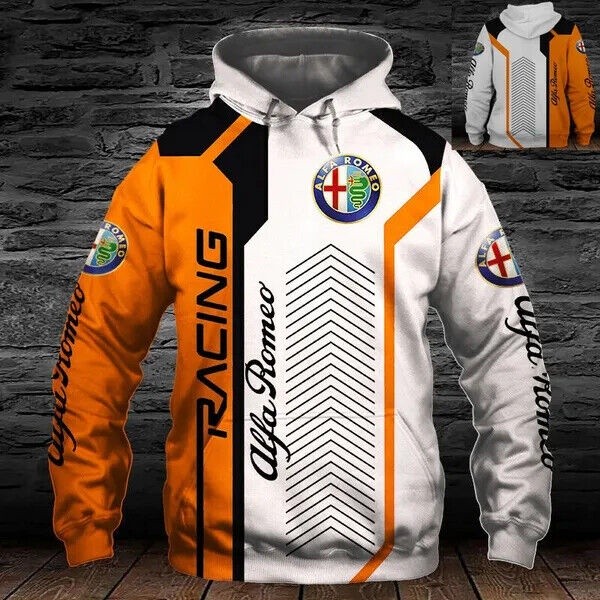 Alfa Romeo 4C Giulia Stelvio Mito Men's Hoodie 3D Printed Sizes S to ...
